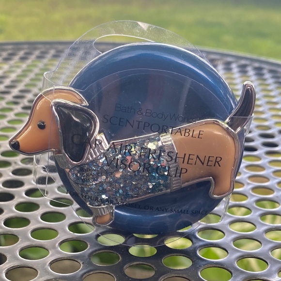 Bath & Body Works | Other | Bath Body Works Weiner Dog Visor Clip Scent ...